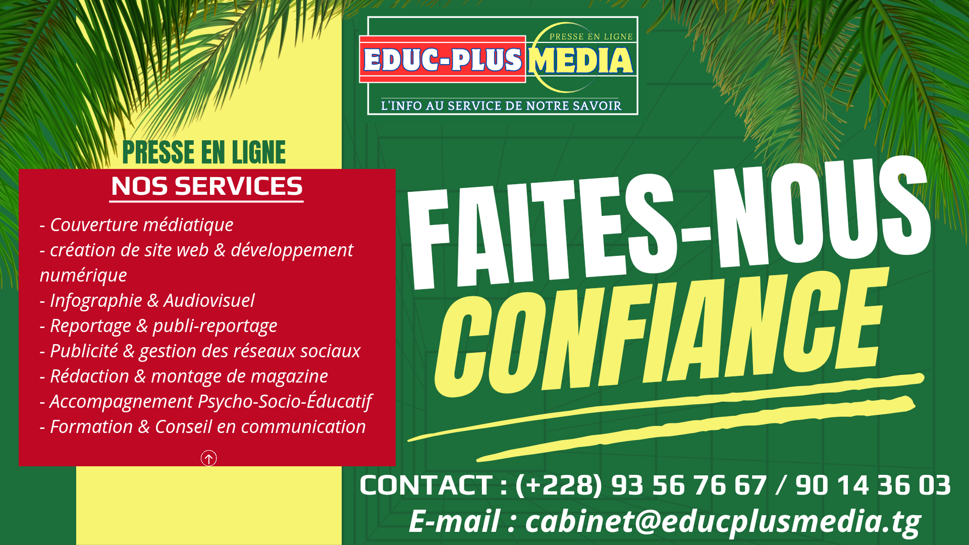 Presse en ligne EDUC-PLUS MÉDIA